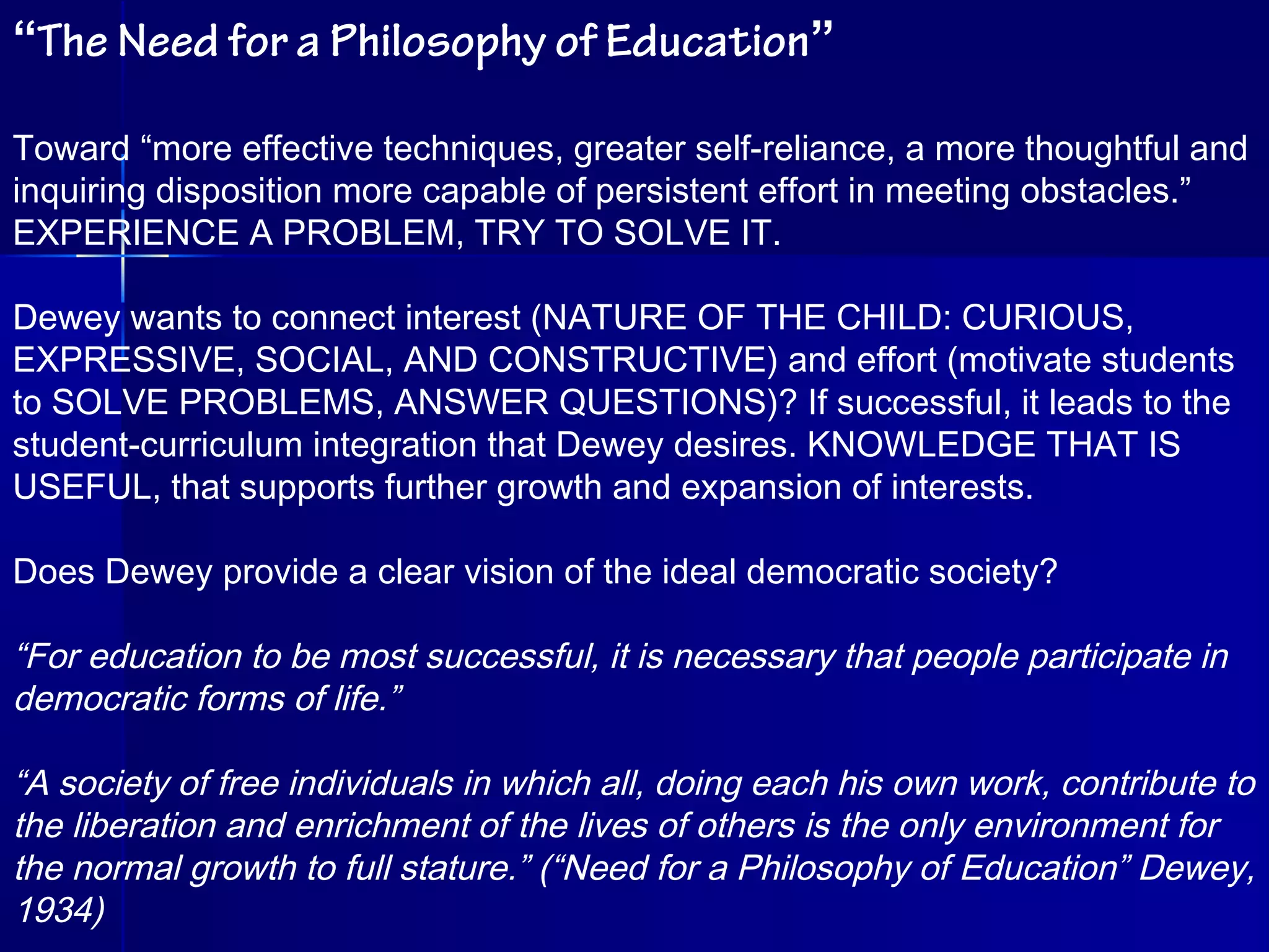 John dewey | PPT