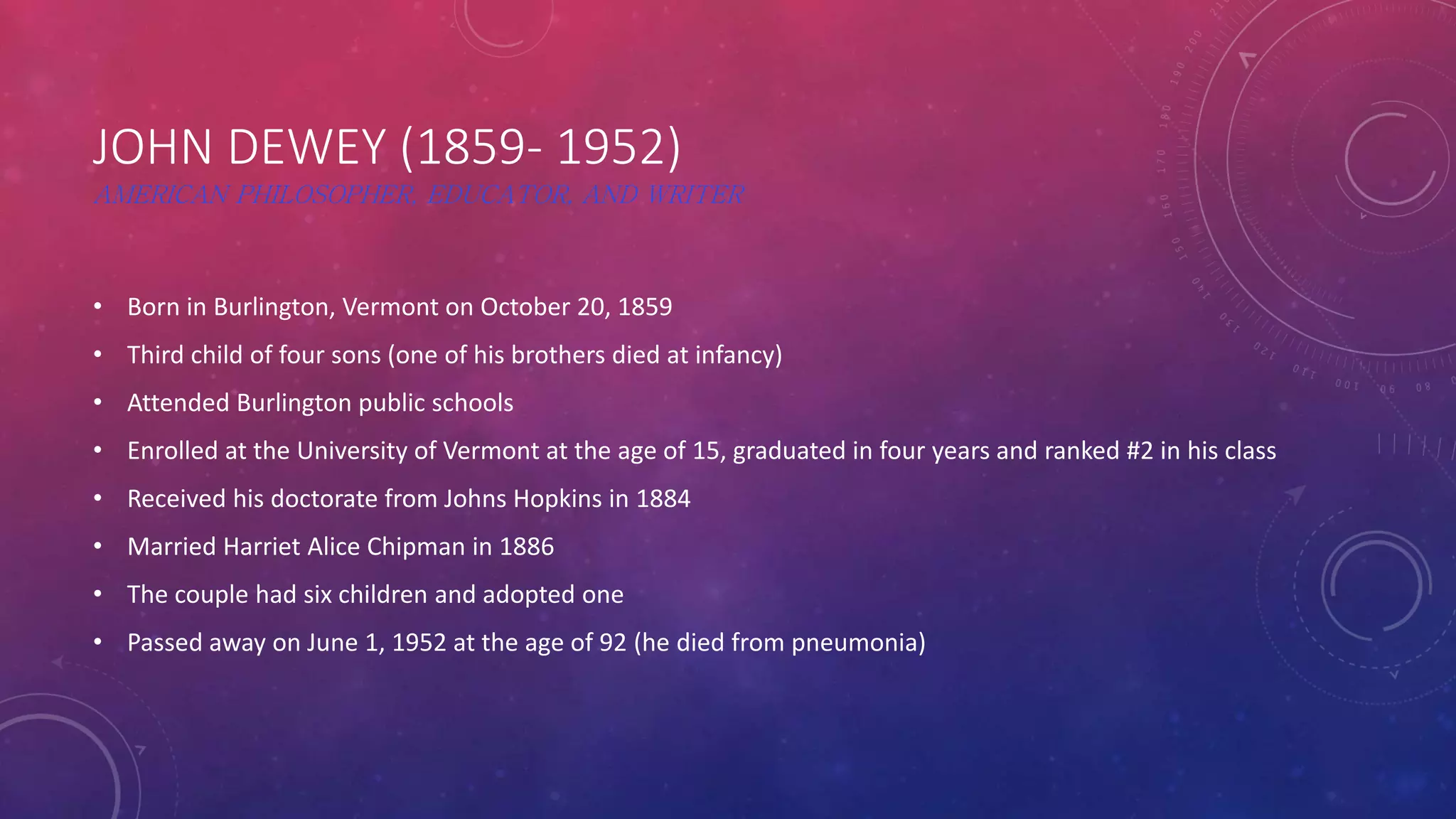 John dewey | PPTX | Adult Education | Education