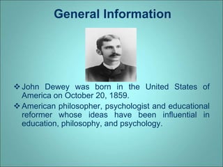 JOHN DEWEY | PPT
