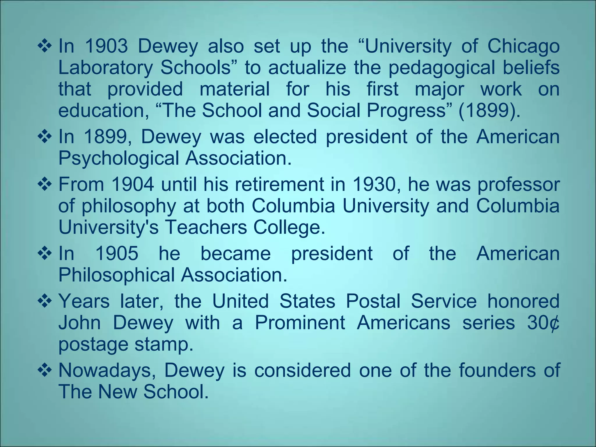 John Dewey | PPT