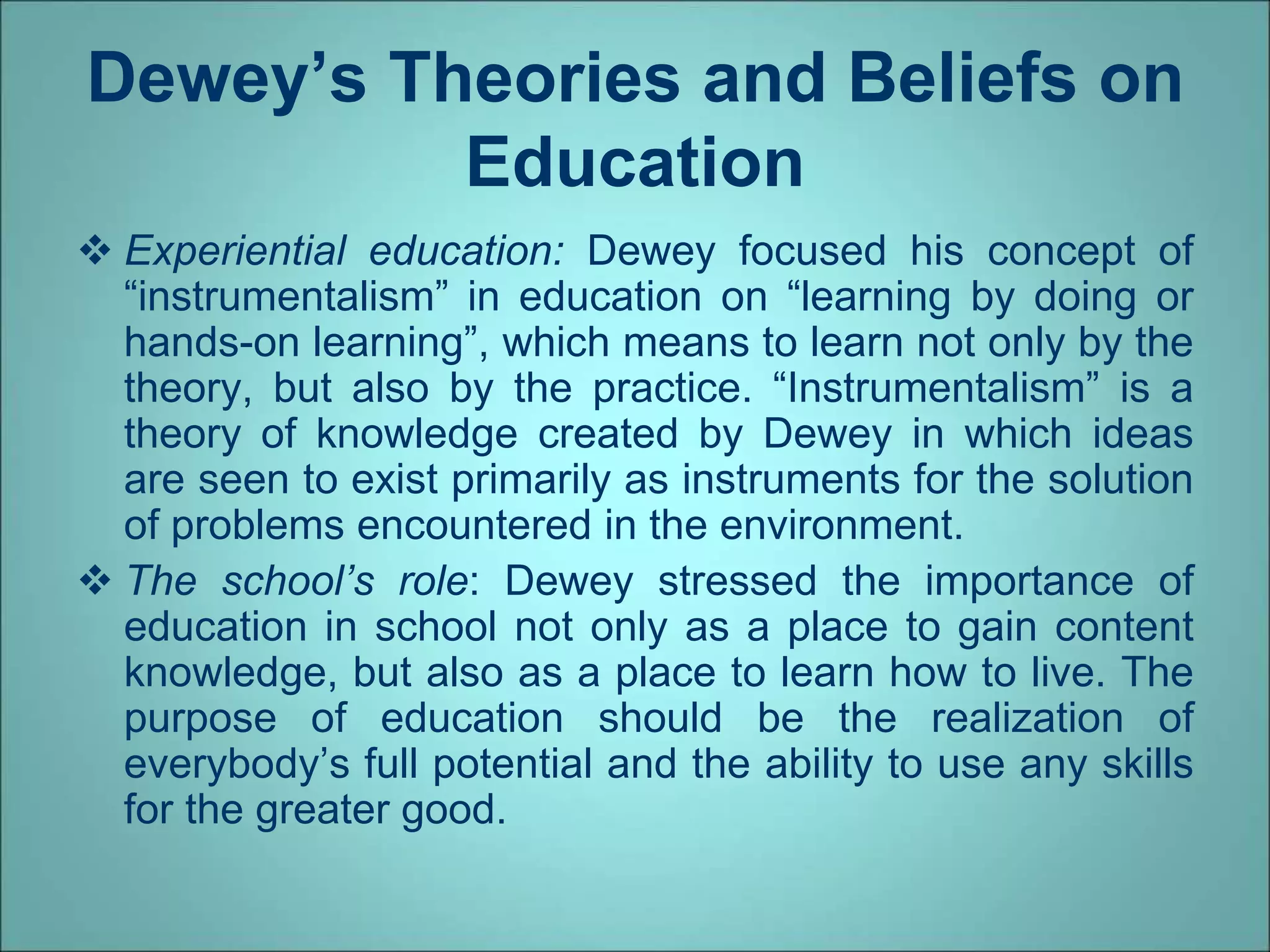 John Dewey | PPT