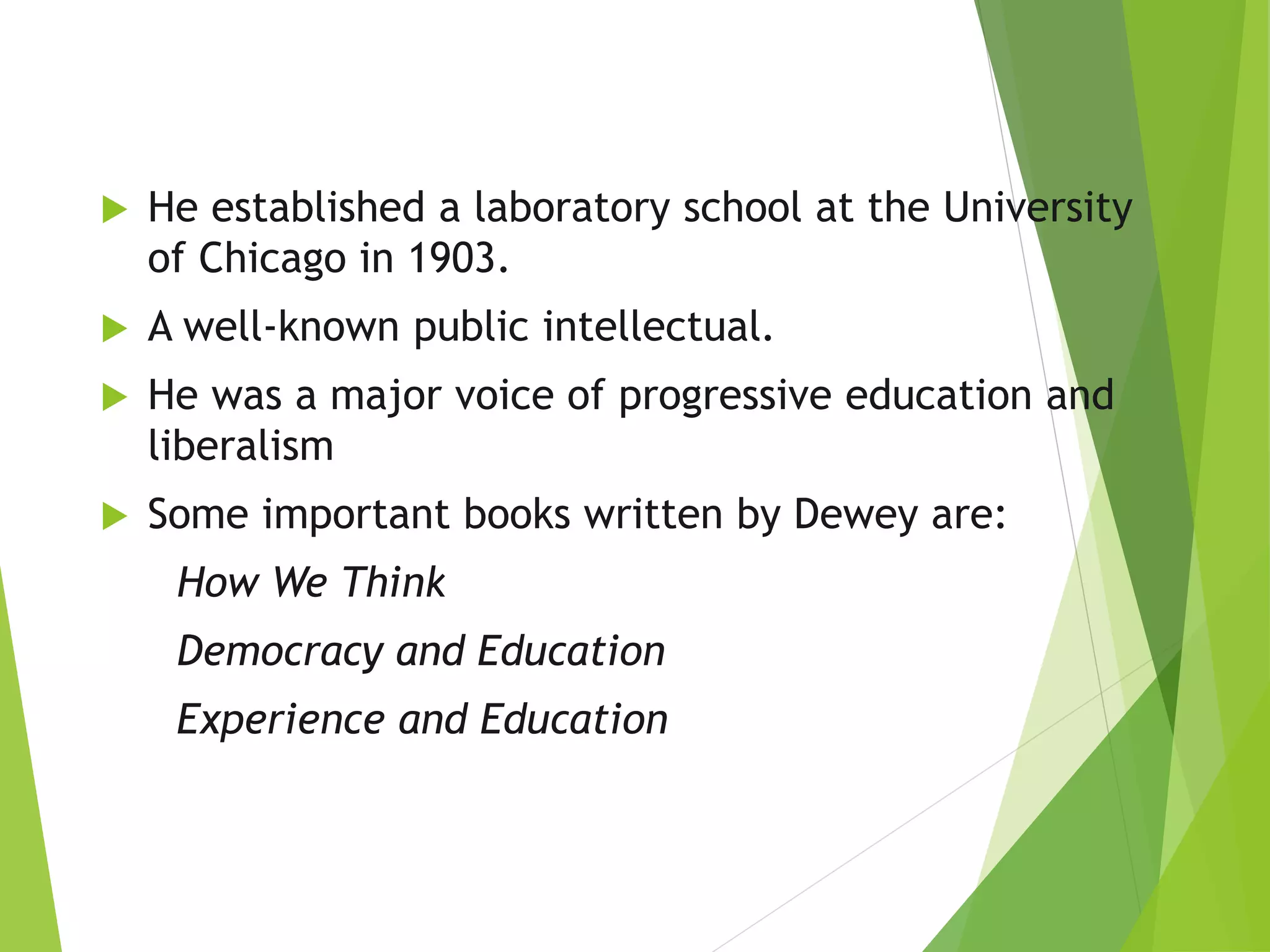 JOHN DEWEY - PROJECT METHOD.pptx