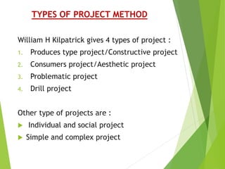 JOHN DEWEY - PROJECT METHOD.pptx