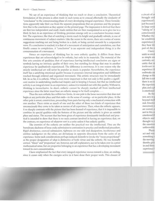 John dewey art as experience 1934 (1) | PDF