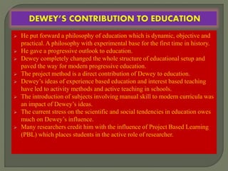 John dewey ppt | PPSX