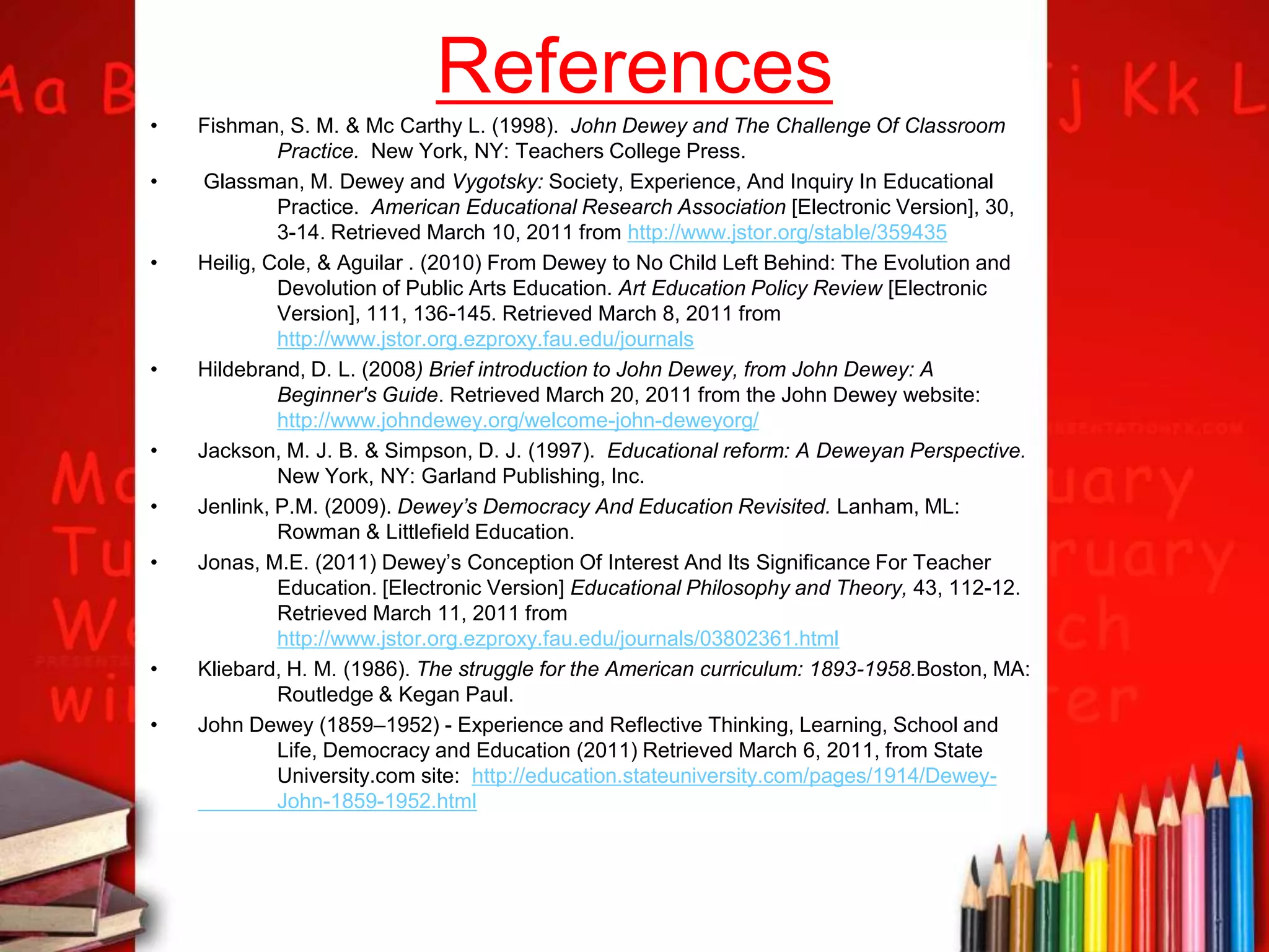 John Dewey Presentation | PPT