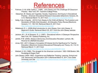 John Dewey Presentation | PPTX