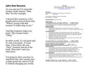 How To Format A Resume | PPTX | Desktop Publishing | Computer Software ...