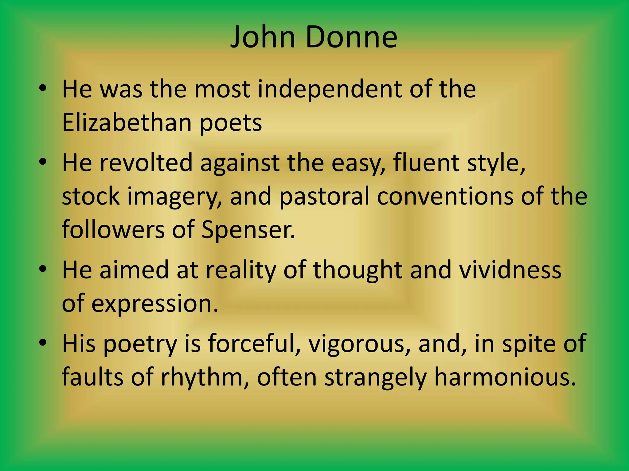John Donne | PPTX