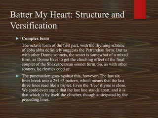 Batter My Heart by John Donne | PPT | Christianity | Religion ...