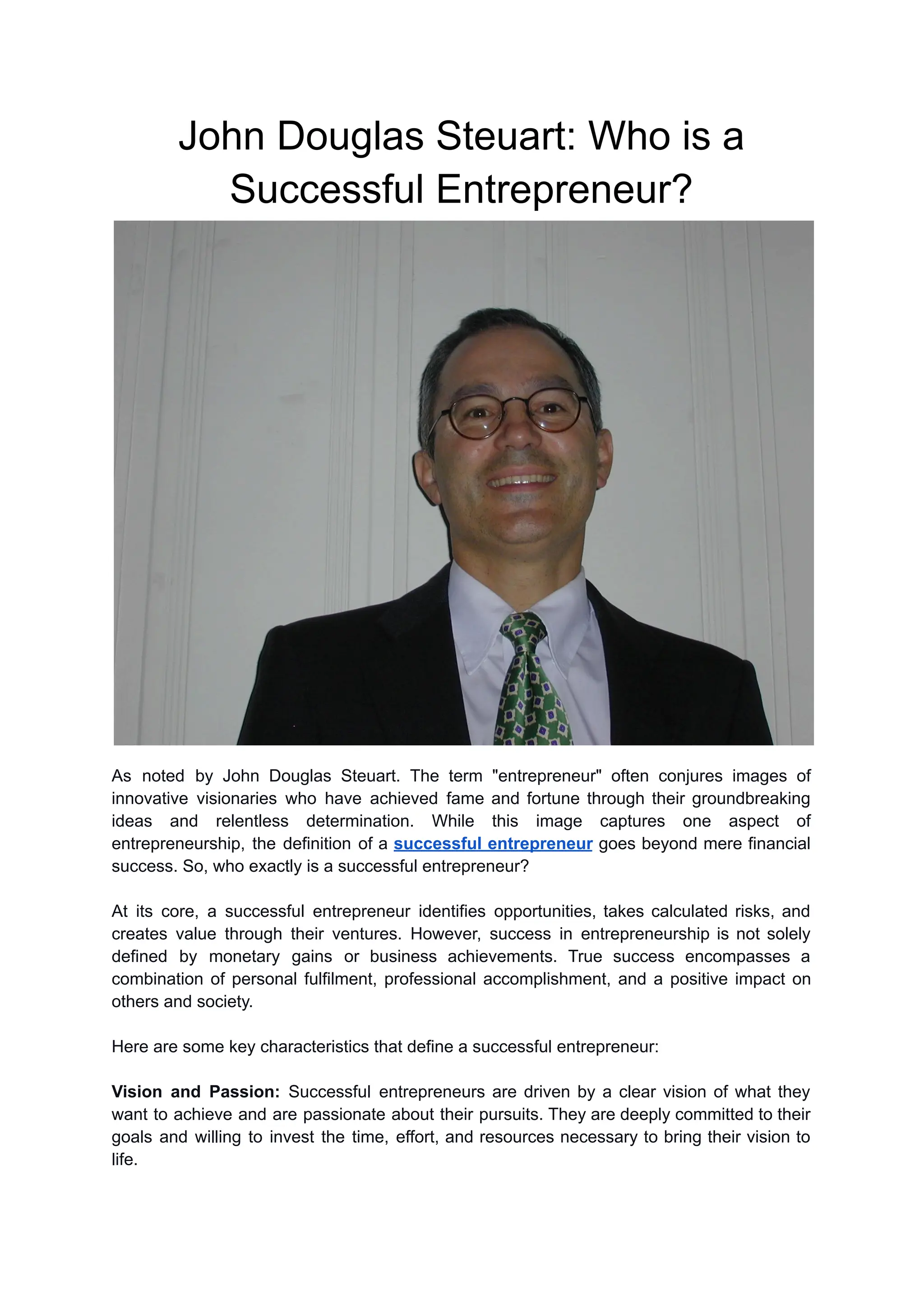 John Douglas Steuart_ Who is a Successful Entrepreneur.pdf