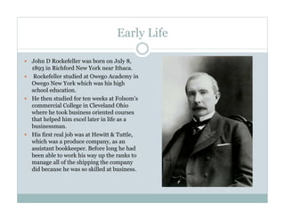 John D Rockefeller Econ | PDF