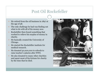John D Rockefeller Econ | PDF