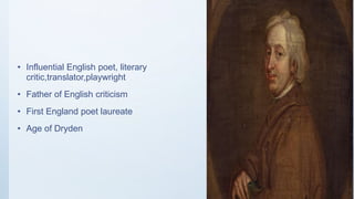 John Dryden | PPTX