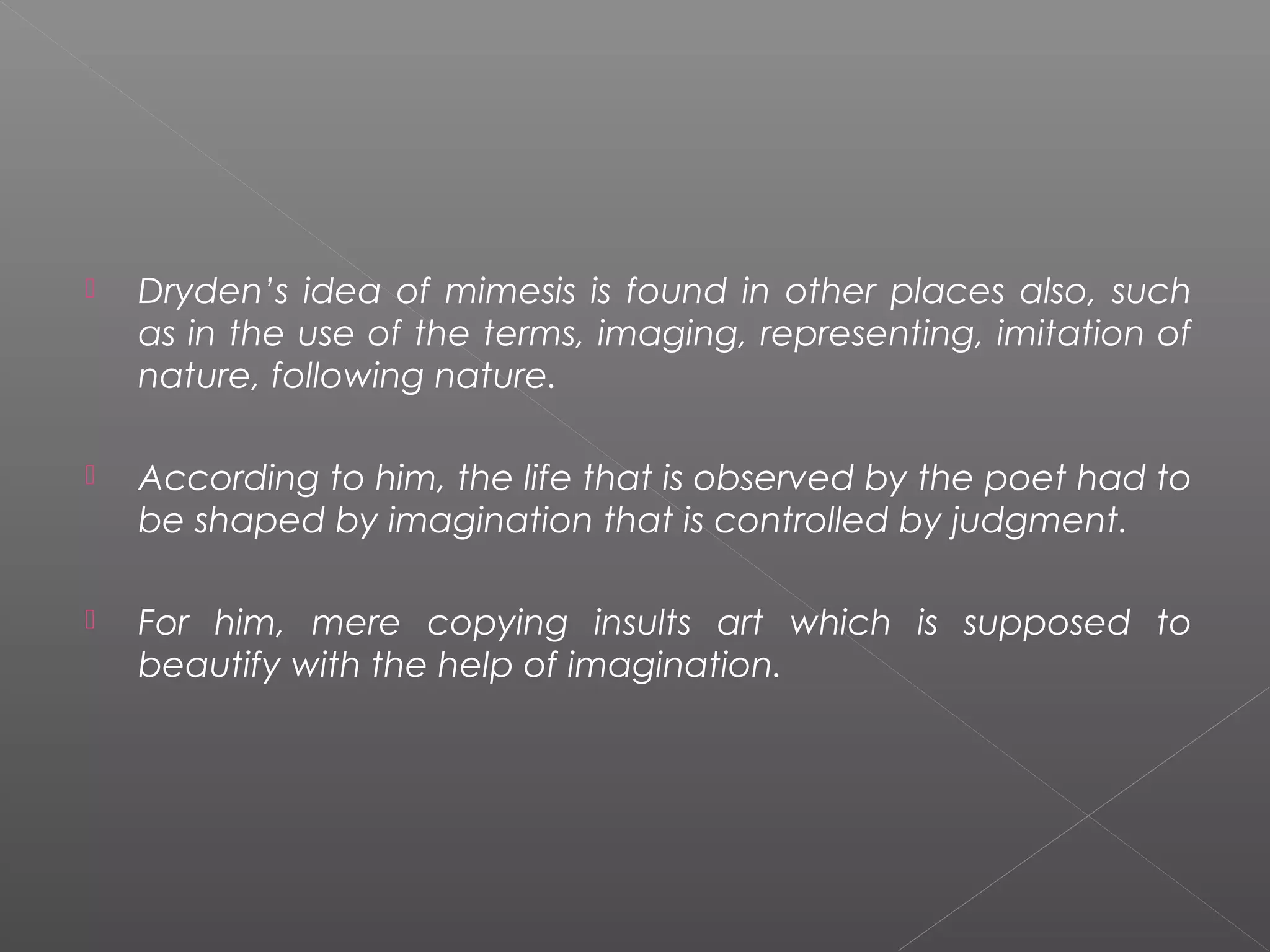 John Dryden as a Critic | PPT