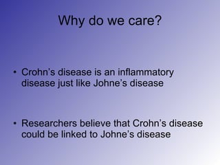 Johnes and crohns disease | PPT