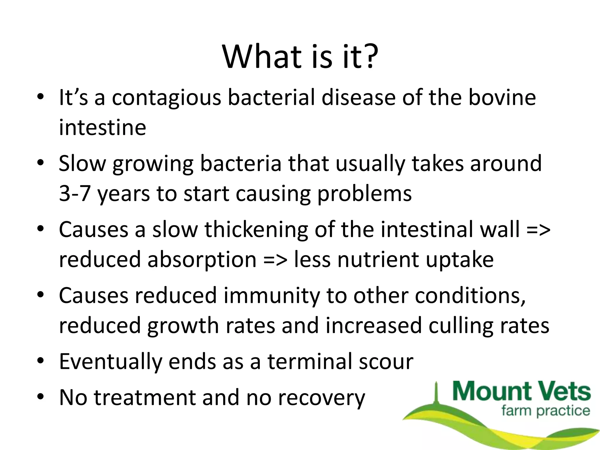 Johnes disease beef farm walk presentation | PPTX