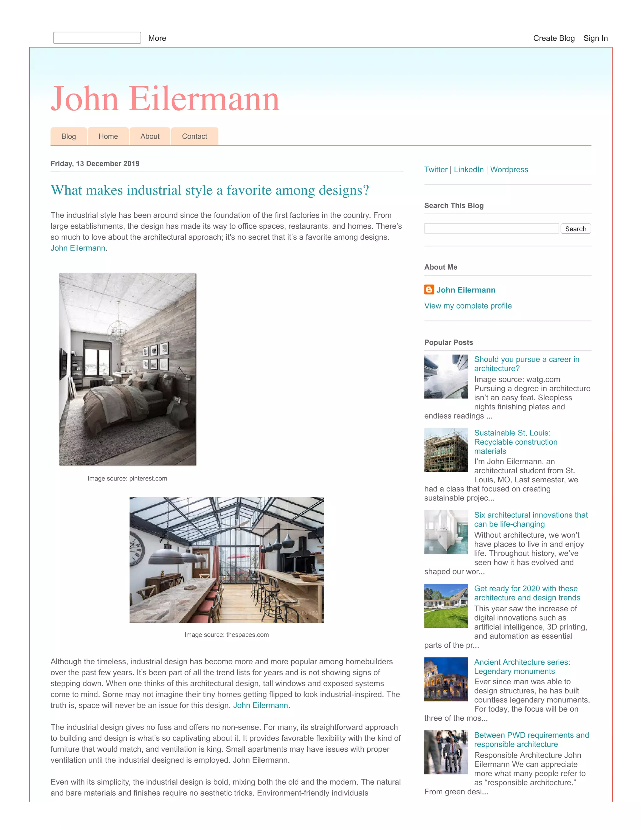 What makes industrial style a favorite among designs? | PDF