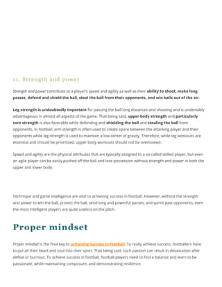 15 Key Soccer Skills – How to Achieve Success in Football | Ertheo | PDF