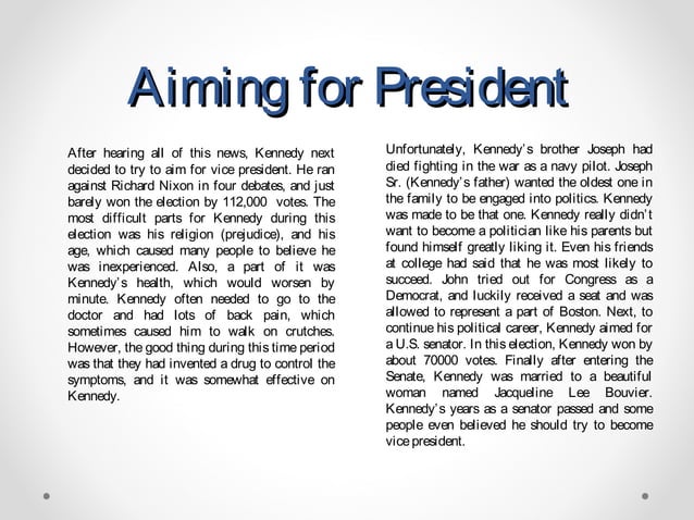 John f kennedy powerpoint for macintosh | PPT | Free Download