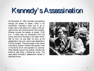 John f kennedy powerpoint for macintosh | PPT