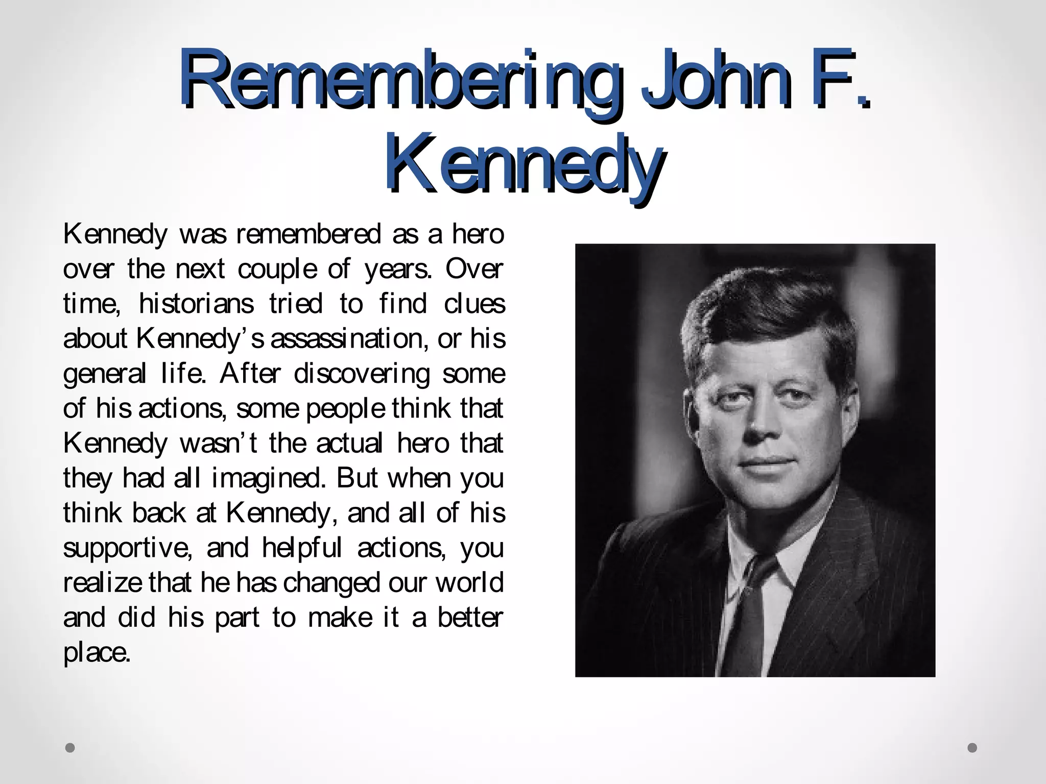 John f kennedy powerpoint for macintosh | PPT