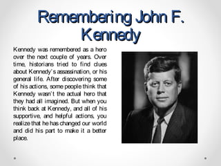 John f kennedy powerpoint for macintosh | PPT