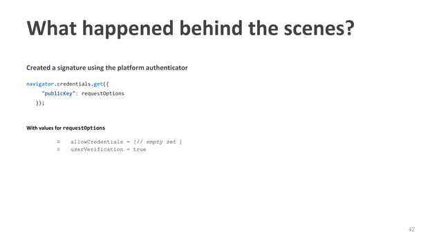 WebAuthn and Security Keys | PPT
