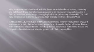 What Is High-Altitude Illness? | PPT