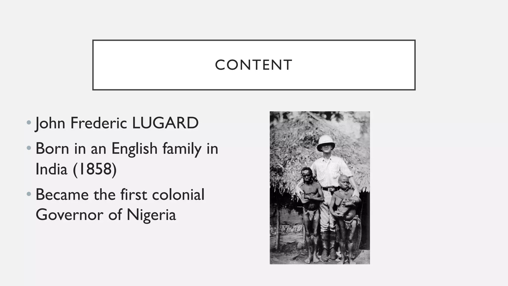 John Frederic Lugard - The Dual Mandate Analysis | PPT
