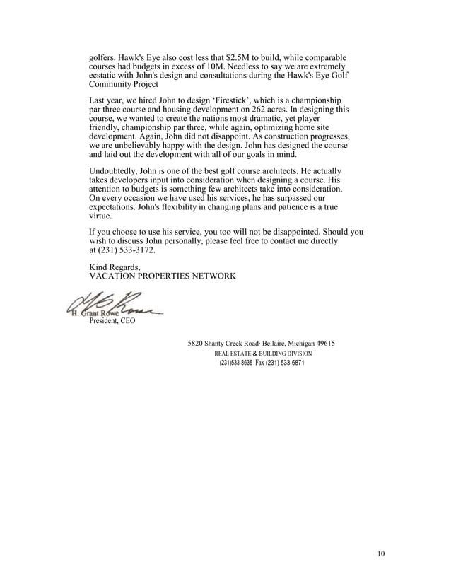 John F Robinson Resuime Short Version 2012 | DOCX