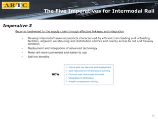 Rail Directions Workshop: ARTC | PPTX