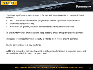Rail Directions Workshop: ARTC | PPTX