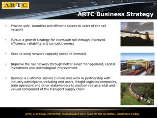 Rail Directions Workshop: ARTC | PPTX