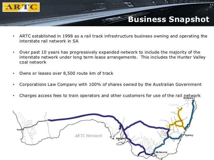 Rail Directions Workshop: ARTC