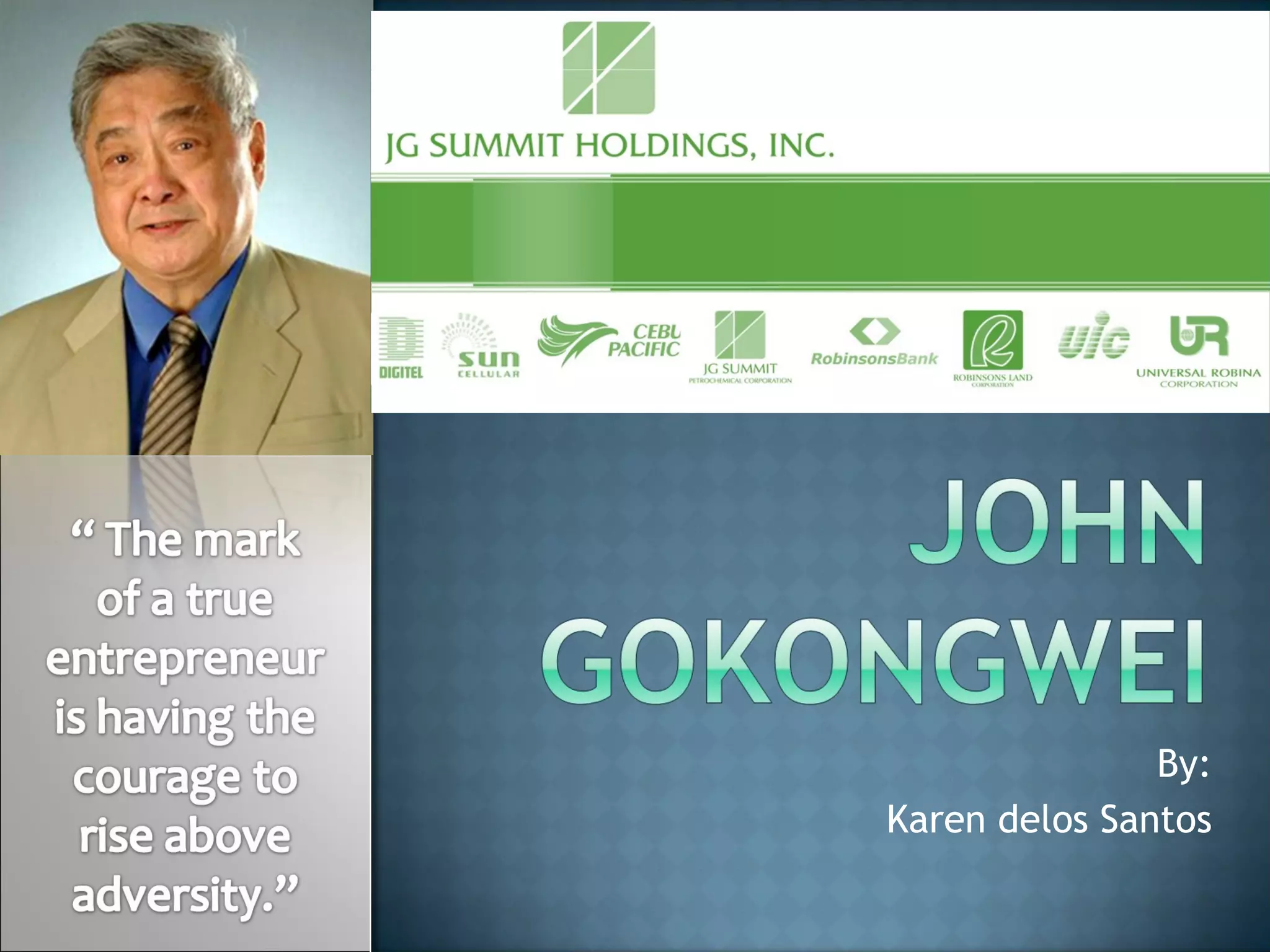 John gokongwei | PPT