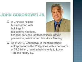 John gokongwei | PPT