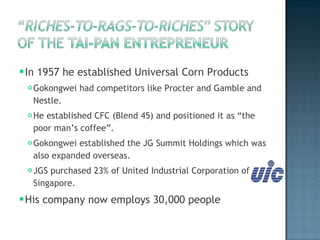 John gokongwei | PPT