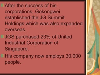 John Gokongwei Jr | PPT