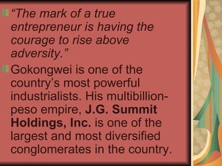 John Gokongwei Jr | PPT