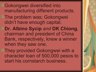 John Gokongwei Jr | PPT