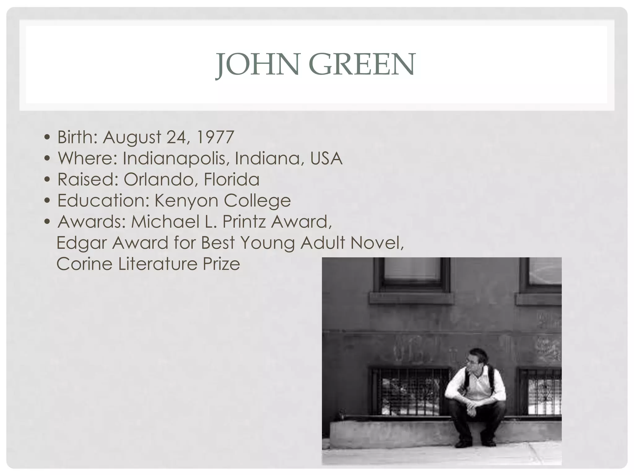 John green | PPTX