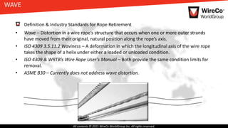 2015 CRW - Crucial Calls When Evaluating Wire Rope | PPTX