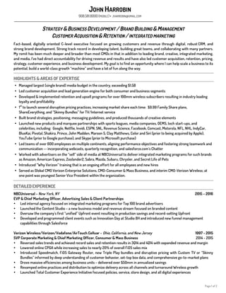 STRATEGY & BUSINESS DEVELOPMENT / BRAND BUILDING & MANAGEMENT | PDF