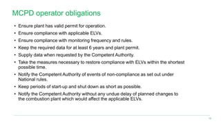John Henderson - How the Environment Agency will Implement the MCPD & Generator Regulations | PPT