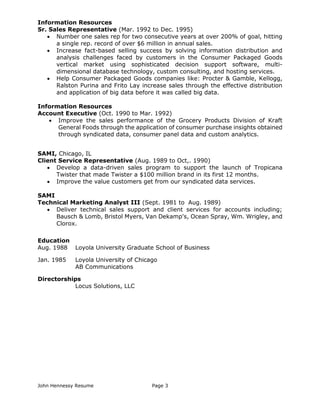 John Hennessy resume November 2014 | PDF