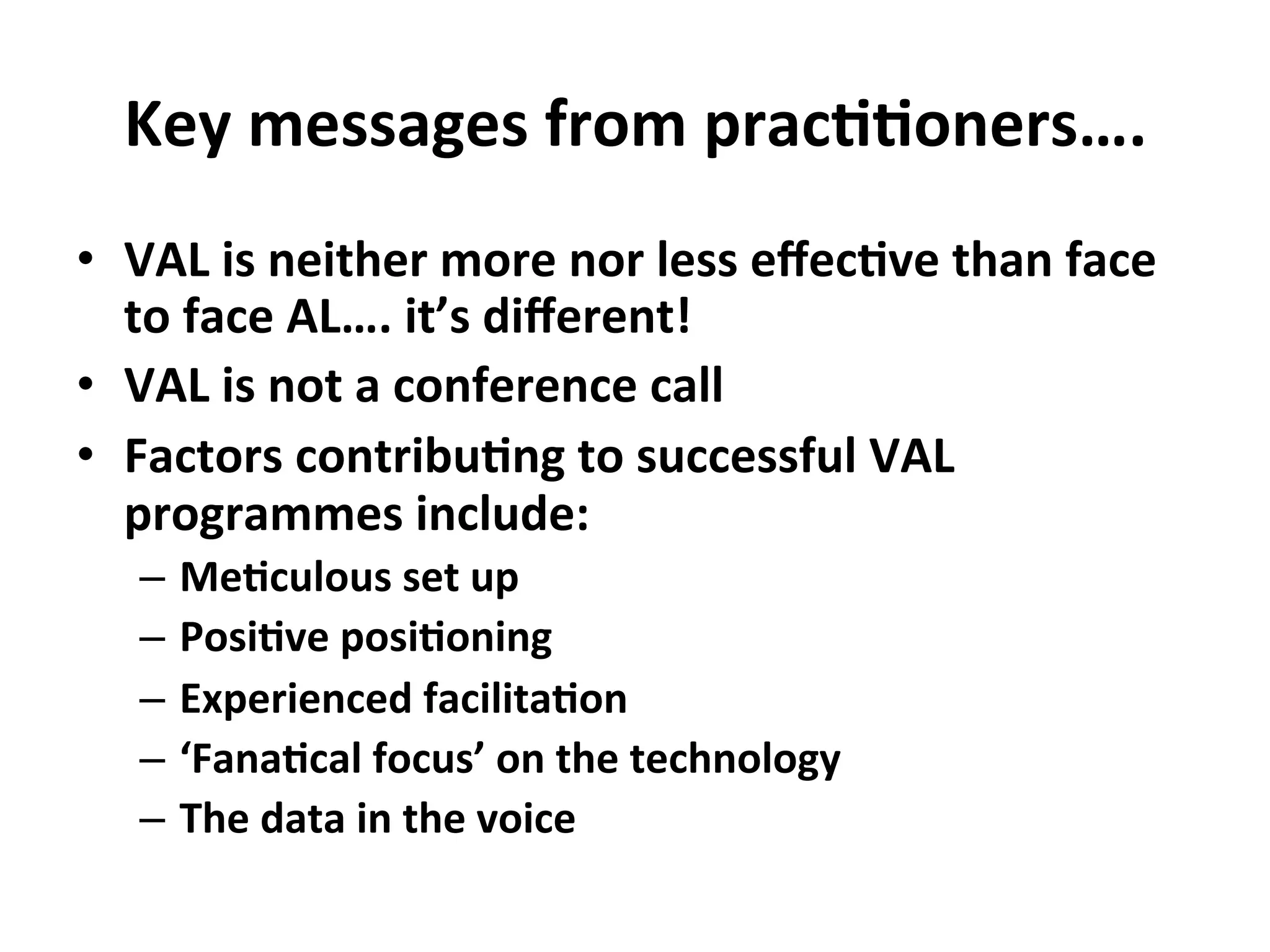 John Heywood - Virtual Action Learning - practice-based observations | PPT