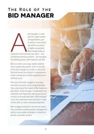 The Role of the Bid Manager | PDF