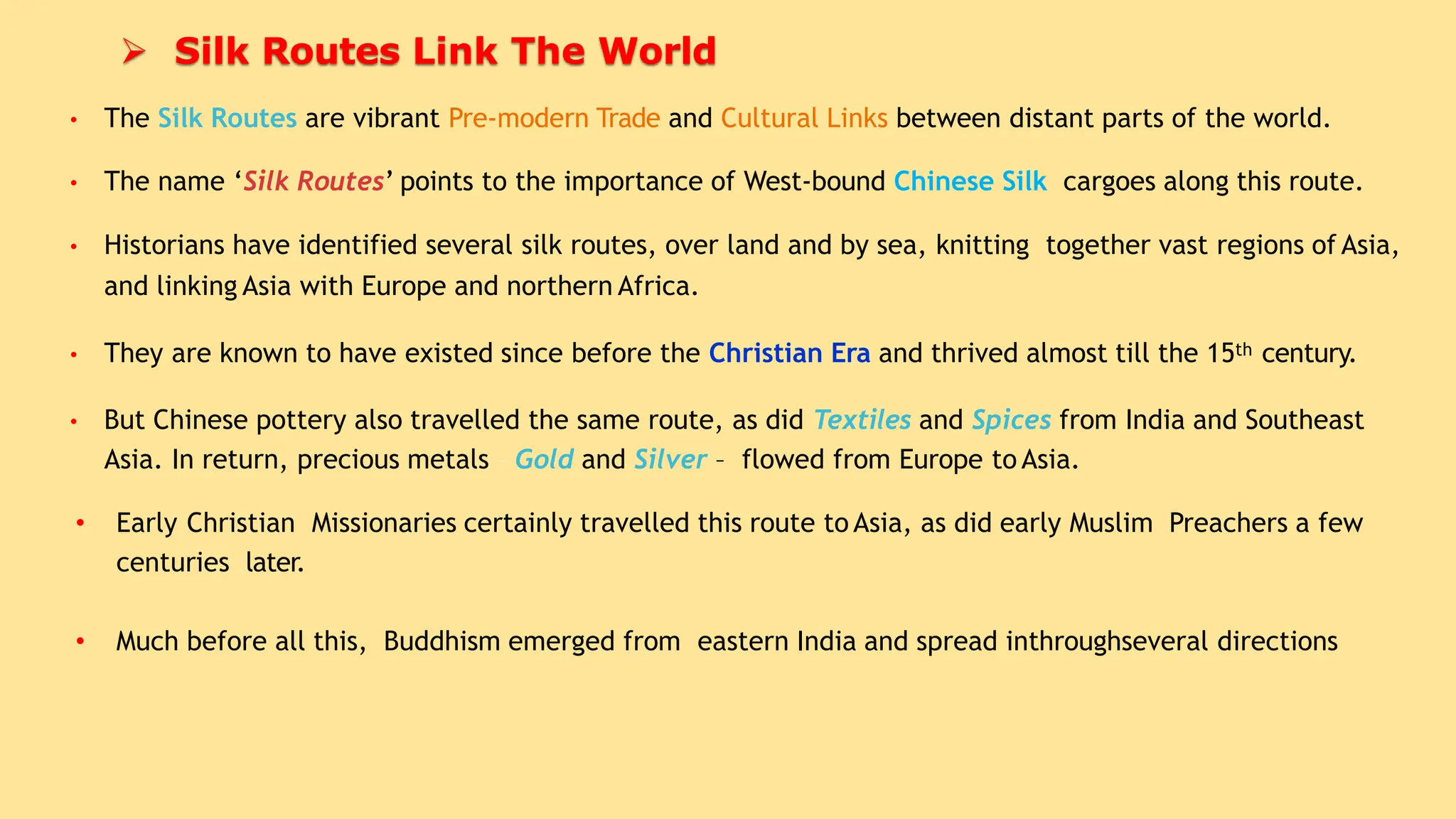 History - Class 10 - Making a Global World - Inter disciplinary project ...