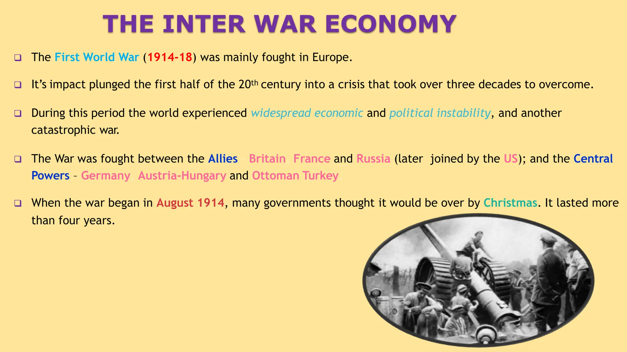 History - Class 10 - Making a Global World - Inter disciplinary project ...